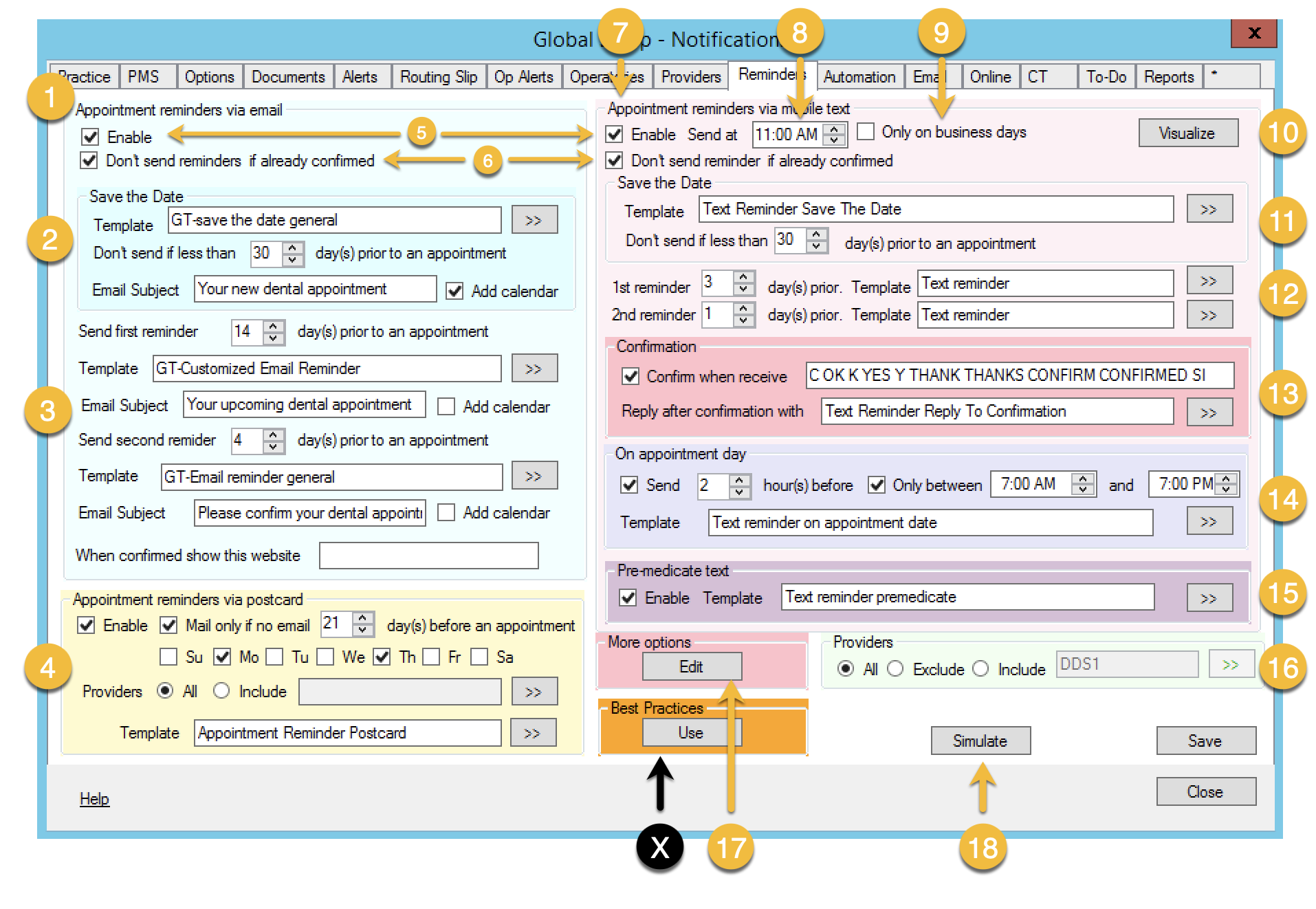 Introduction to Appointment Reminder Setup – Yapi Classic Help Center